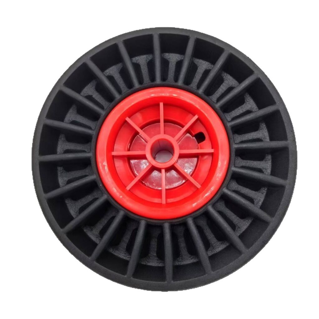 10 Inch Rubber Powder Wheel; Plastic Spoke Sunflower Yacht Trailer ...
