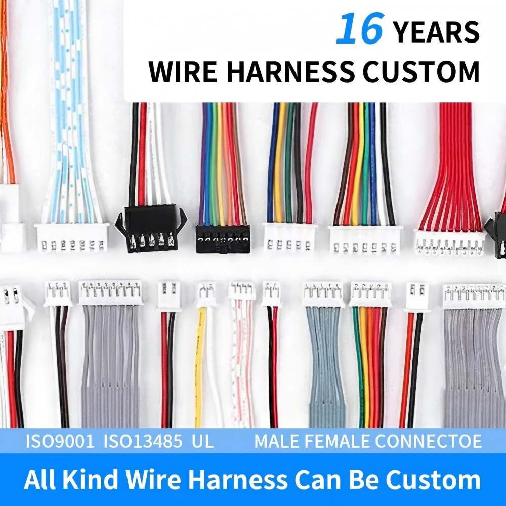 Custom Cable Assembly Lan Network Cord Rj45 Male To Jst 2.0mm Pitch 2p ...