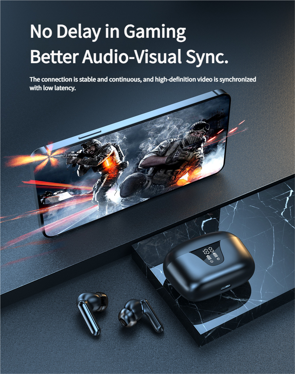 Tws In-ear Cross-border Noise-canceling Bluetooth Earbuds With ...