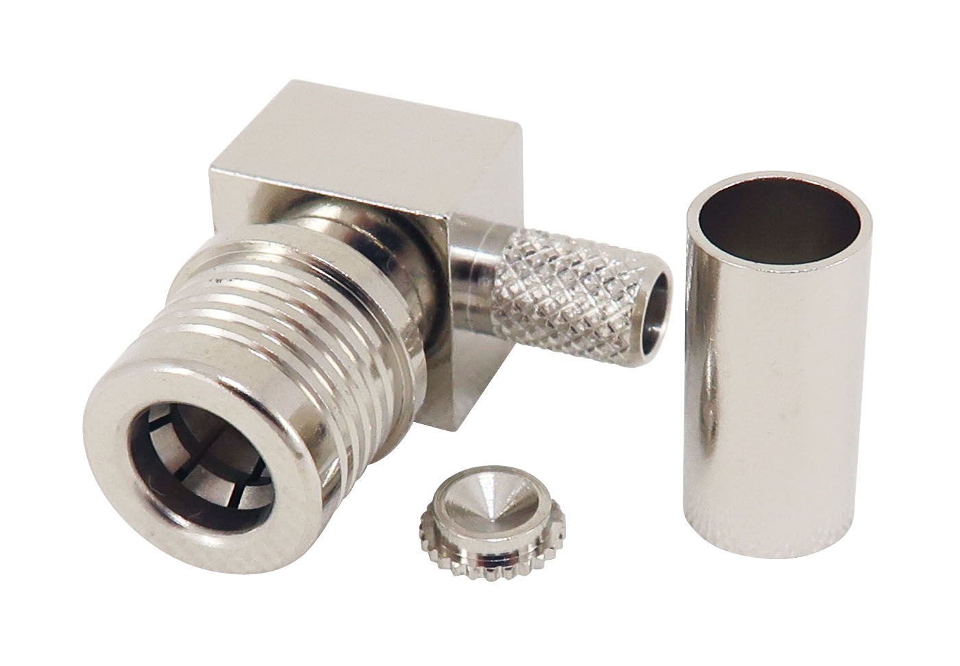 Rf Coaxial Connector Qma R/a Crimp For Rg58, Rf Coaxial Connector ...