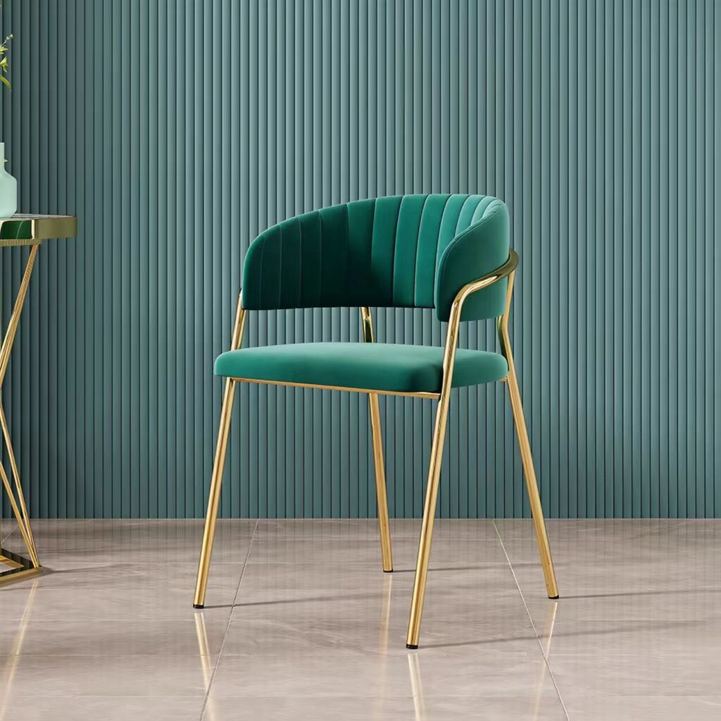 The Most Popular Luxury Velvet Fabric Arm Single Relax Leisure Chairs ...