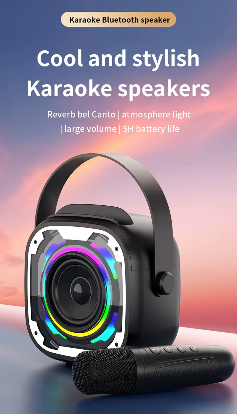 Factory Direct High Quality China Wholesale Portable Rbg Kids Home Ktv ...