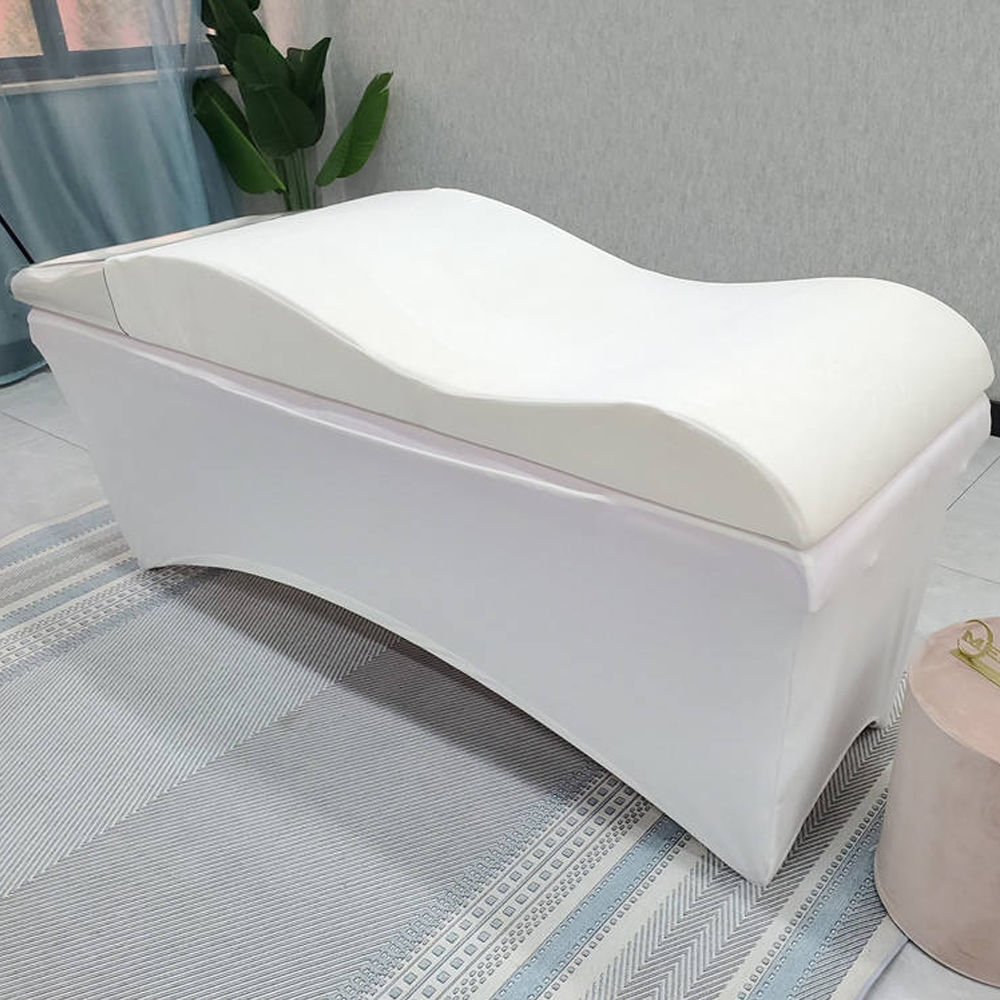 Oem Extension Bed Mattress Curved Memory Foam Beauty Bed Topper Curved ...