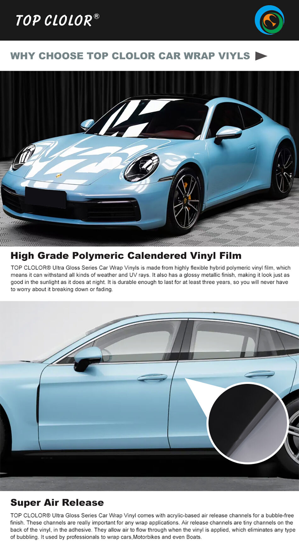 Factory Wholesale Metallic Texture Paint Ice Crystal Blue Car Wrapping ...