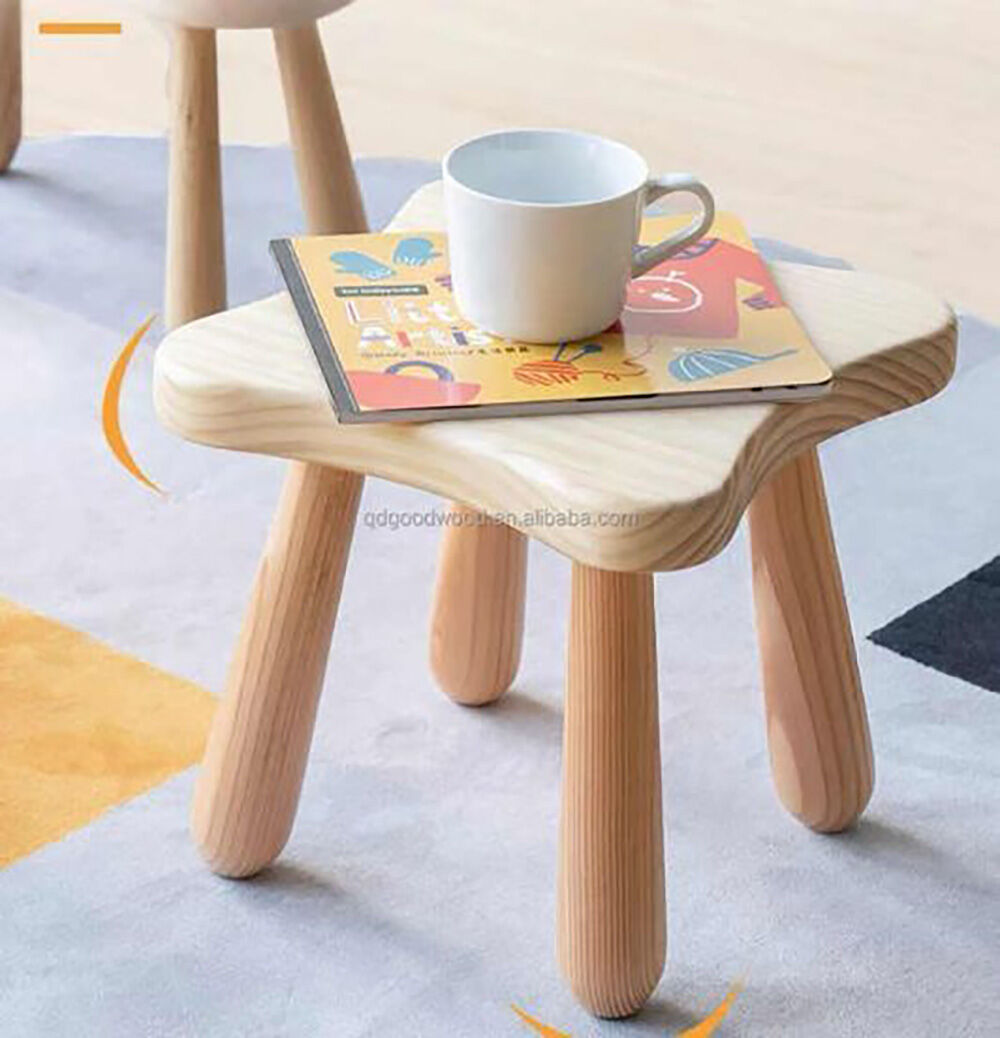 Modern Solid Wood Stools Perfect For Children's Learning Zones - Buy China Wholesale Solid Wood ...