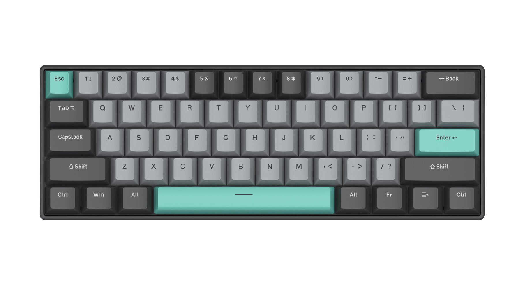 61 Keys Wired Mechanical Keyboard ,rgb Light With Software ,cable:1.5m ...