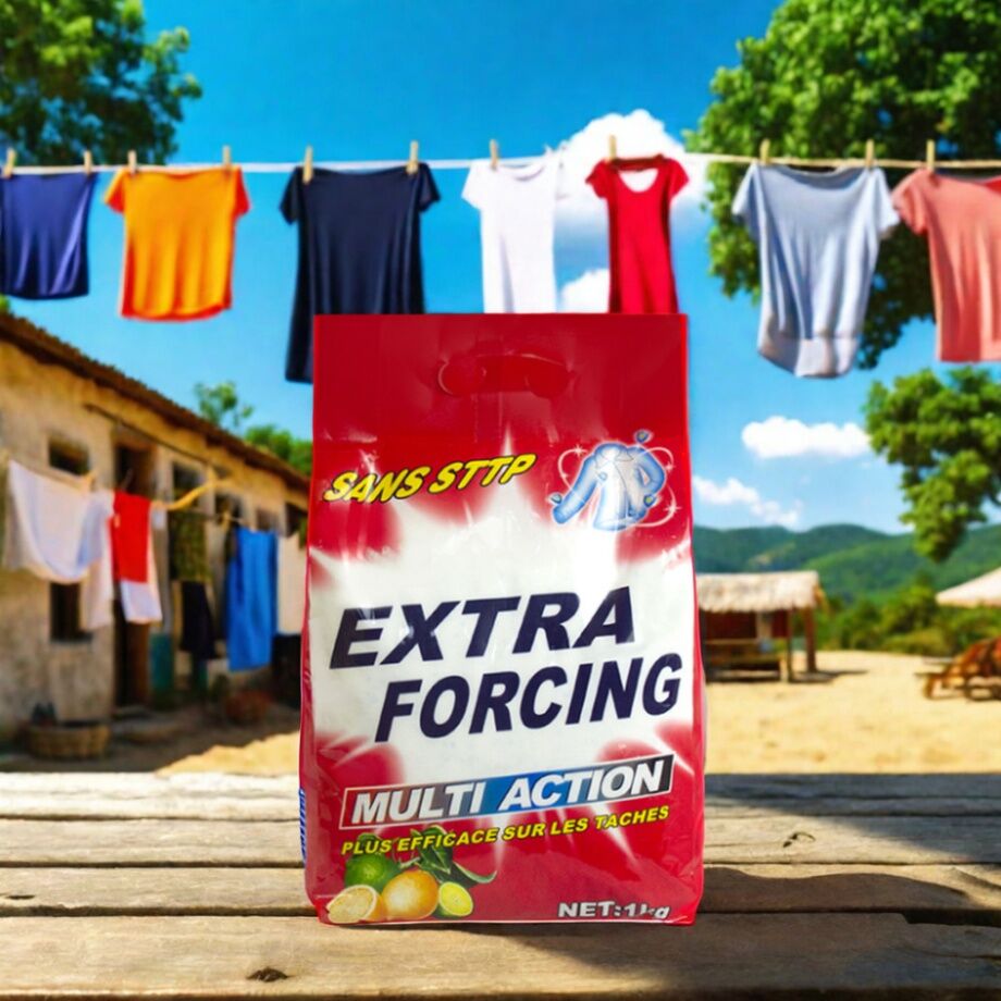 Factory Stock: 1kg Foreign Trade Laundry Detergent, 1kg*12 Bags, Lemon ...