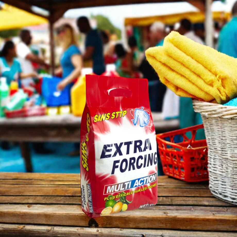 Factory Stock: 1kg Foreign Trade Laundry Detergent, 1kg*12 Bags, Lemon ...