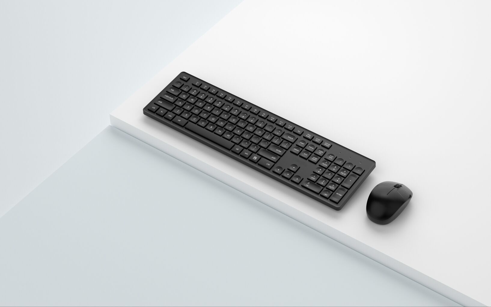 Oem Manufacturer 2.4g Full Size Wireless Membrane Keyboard And Mouse ...