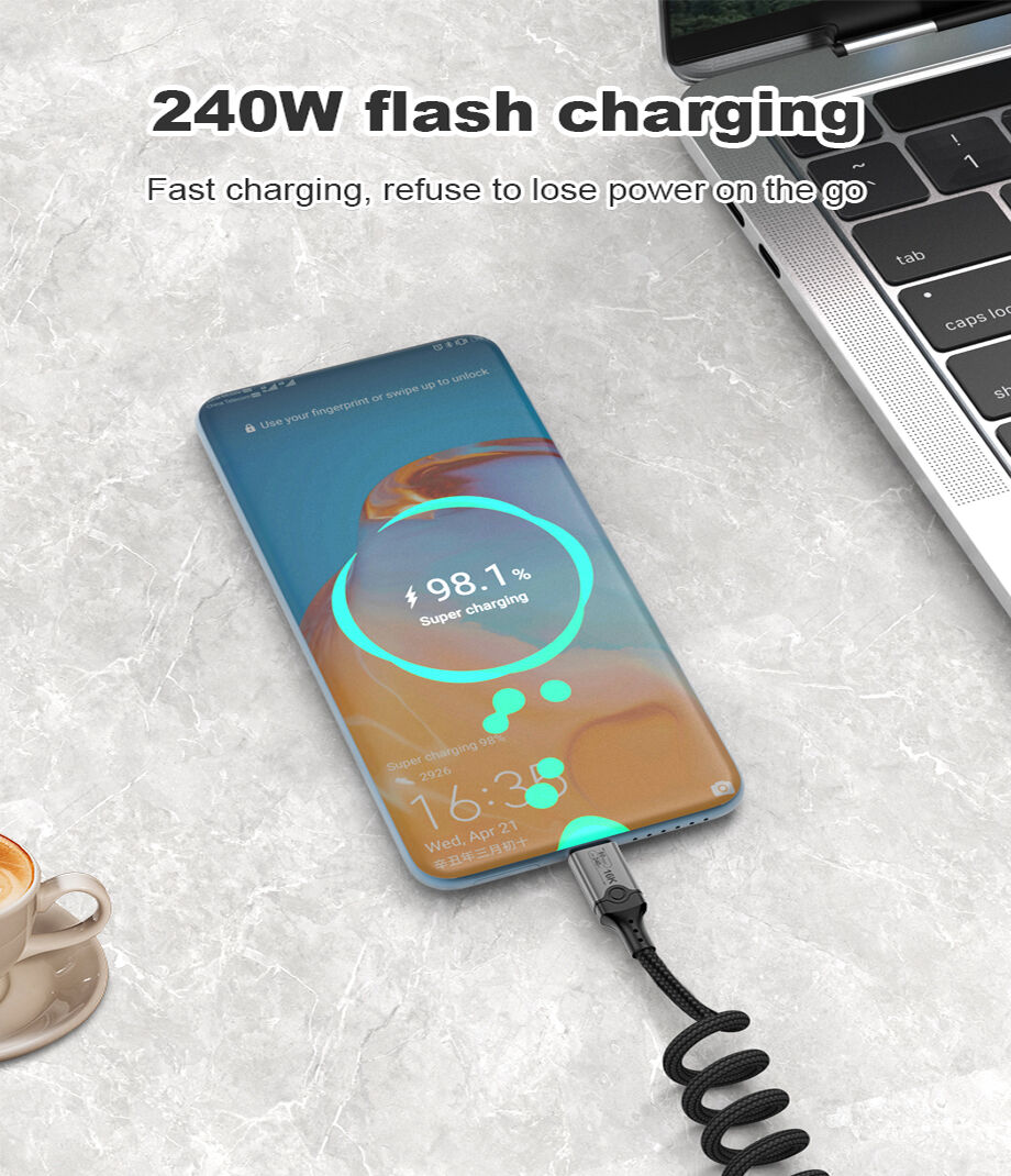 Spring Thunderbolt 5 Usb C Data Cable 5a Fast Charging Type C Charge ...