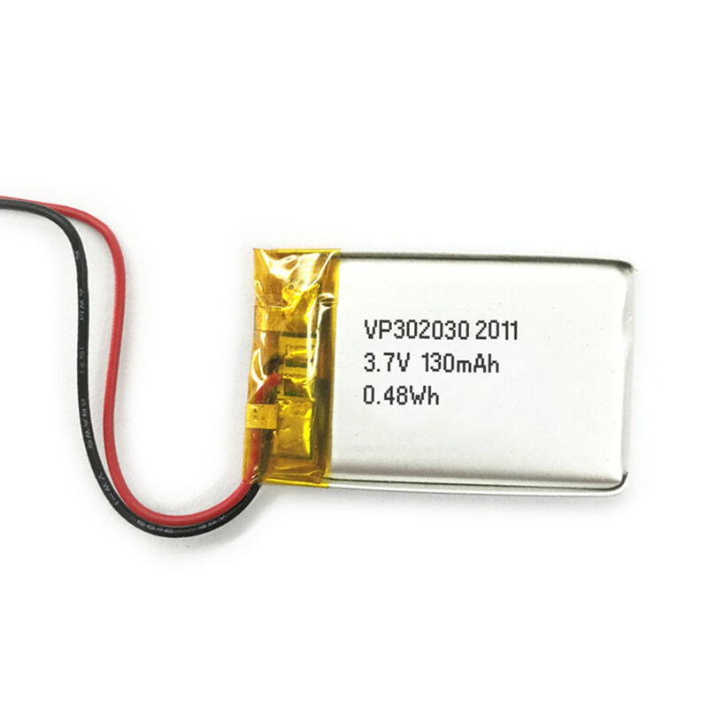 Manufacturer Price 3.7v 130mah Vp302030 Lithium-polymer Batteries ...