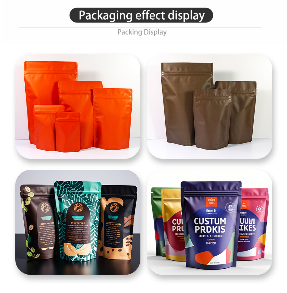 Anti-leakage Zipper Stand Up Bags For Skincare Products Packaging With Customizable Printing ...