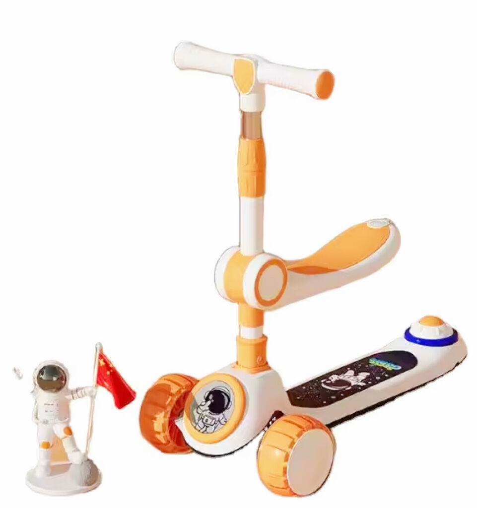 New Model Baby Scooter With Seat And Push Handle Plastic With Pu Light ...