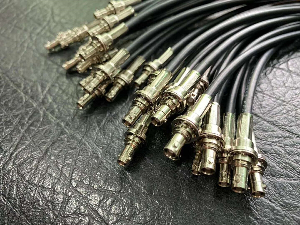 Customized Wire Harness Connector 12g Sdi 8k Bnc Coaxial Female Male To ...