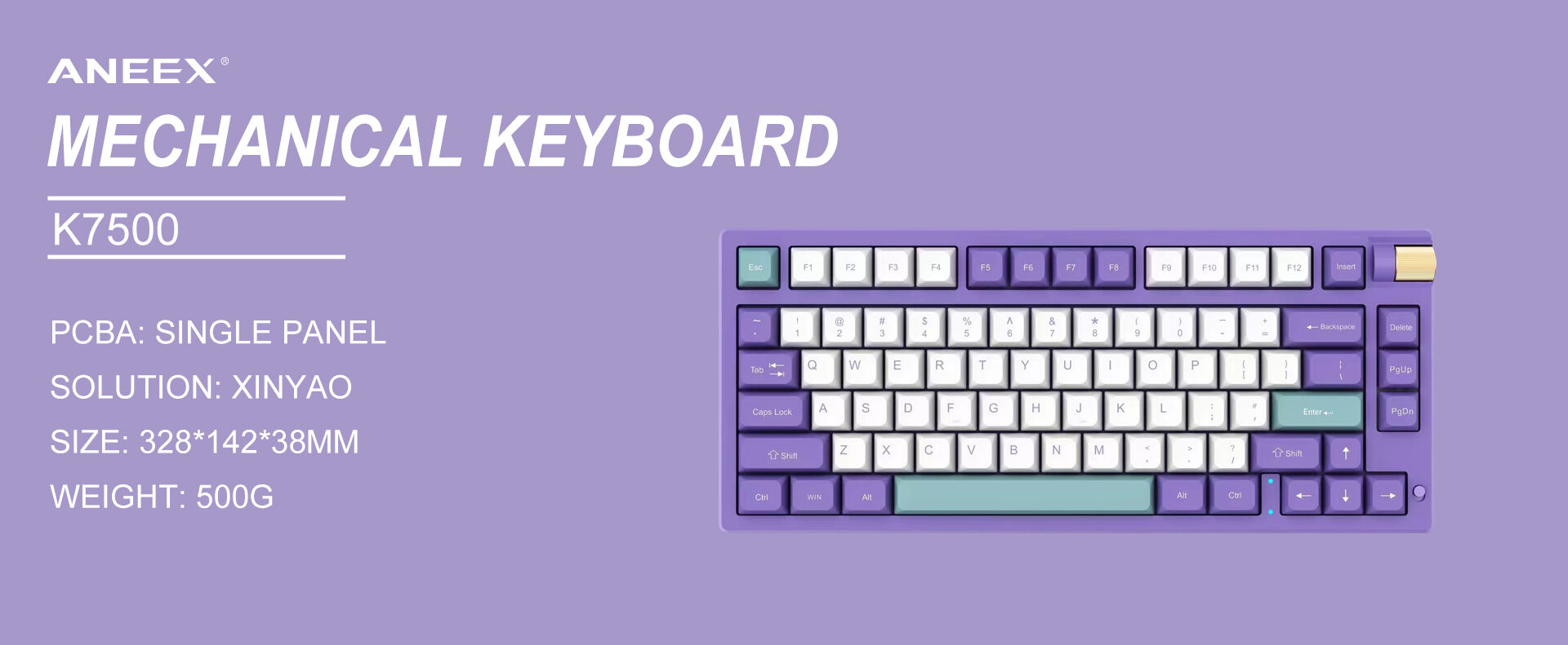80key Wired Gradient Mechanical Customizable Bluetooth Gaming Keyboard ...