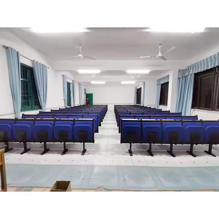 Modern Amphitheater Lecture Hall Desk Chair Foldable Stable University ...
