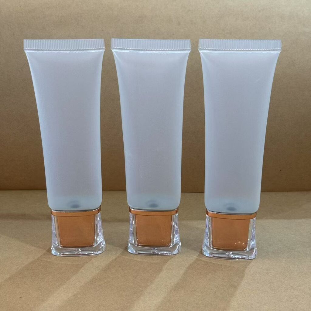 Buy China Wholesale Translucent Flat Plastic Pe Tube Squeeze Foundation ...
