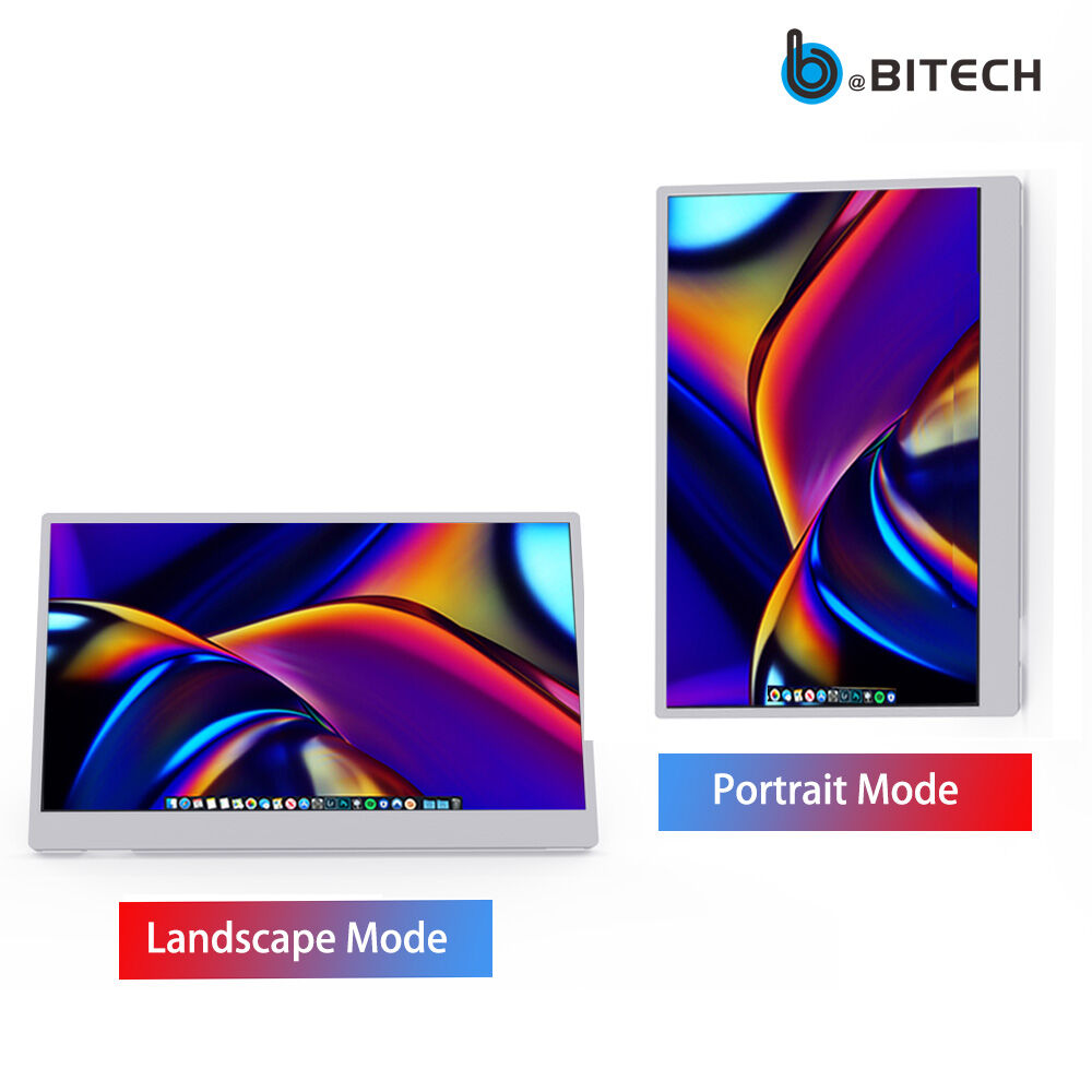 Portable Monitor 15.6" Built-in 10800mah Battery, 10-points Touchscreen ...