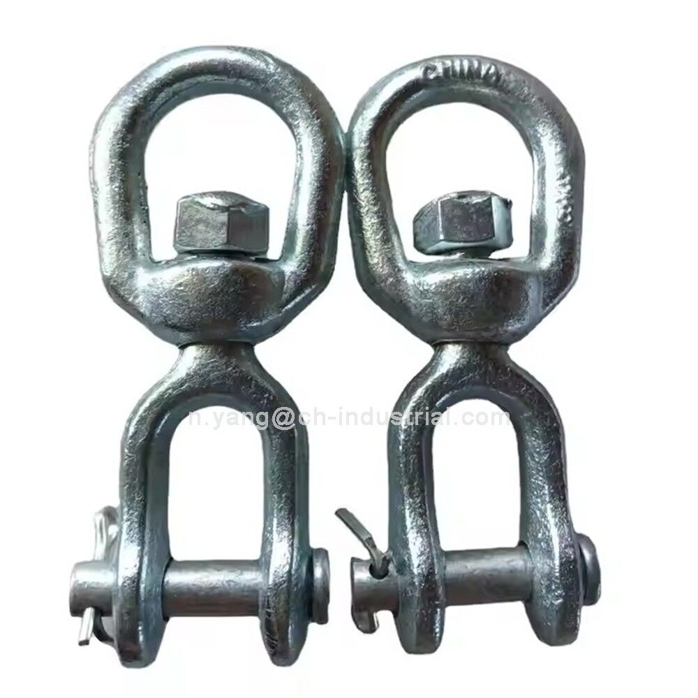 Factory High Quality Forged Jaw End Swivels Riggings Regular Swivel ...