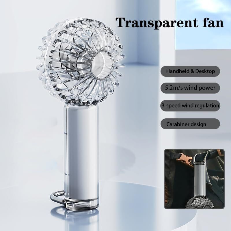 Ice - Pack Fan, Portable Turbo High - Speed Fan, Charging And Cooling ...