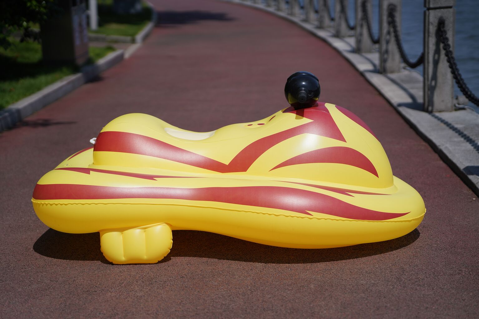 Motorized Inflatable Pvc Boat Lake River Water Floating Sports Outdoor ...