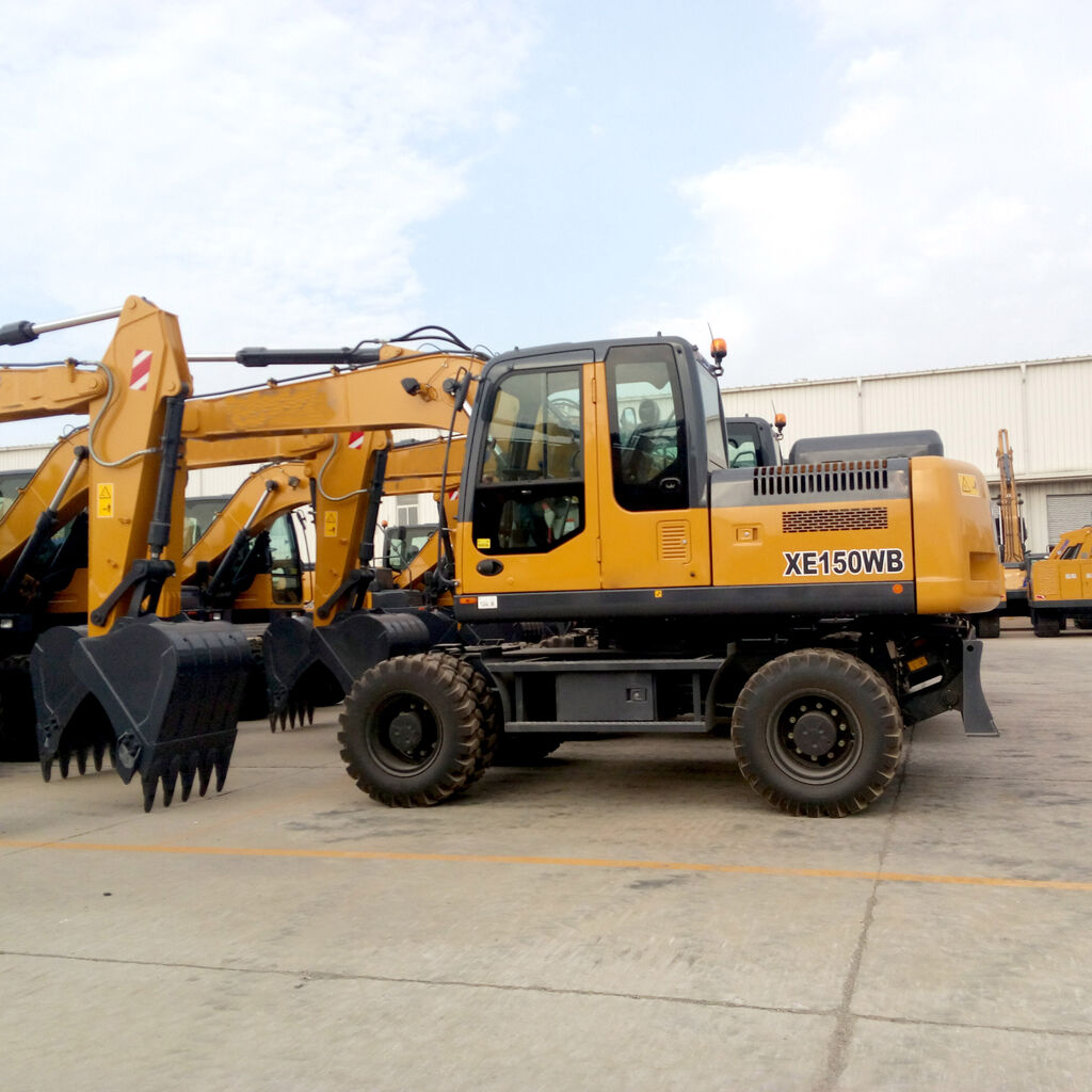 15 Ton Wheel Trench Excavator Xe150wb With 0.58cbm Bucket - Buy China ...