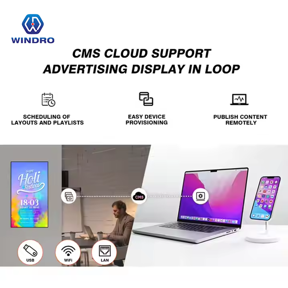 Factory Price, Fhd 32 43 55 Inch Lcd Display, Android 14 Rk3756/500nits ...