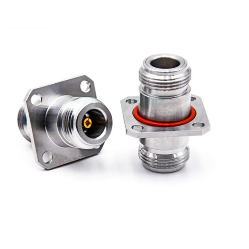 18g High-frequency Rf Adapter N-female Head To N-female Head Four-hole ...
