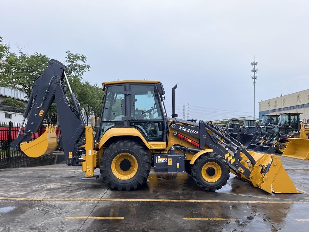 2 Tons 86kw Diesel Backhoe Loader Clg766a With 1cbm Load Capacity And 0 ...