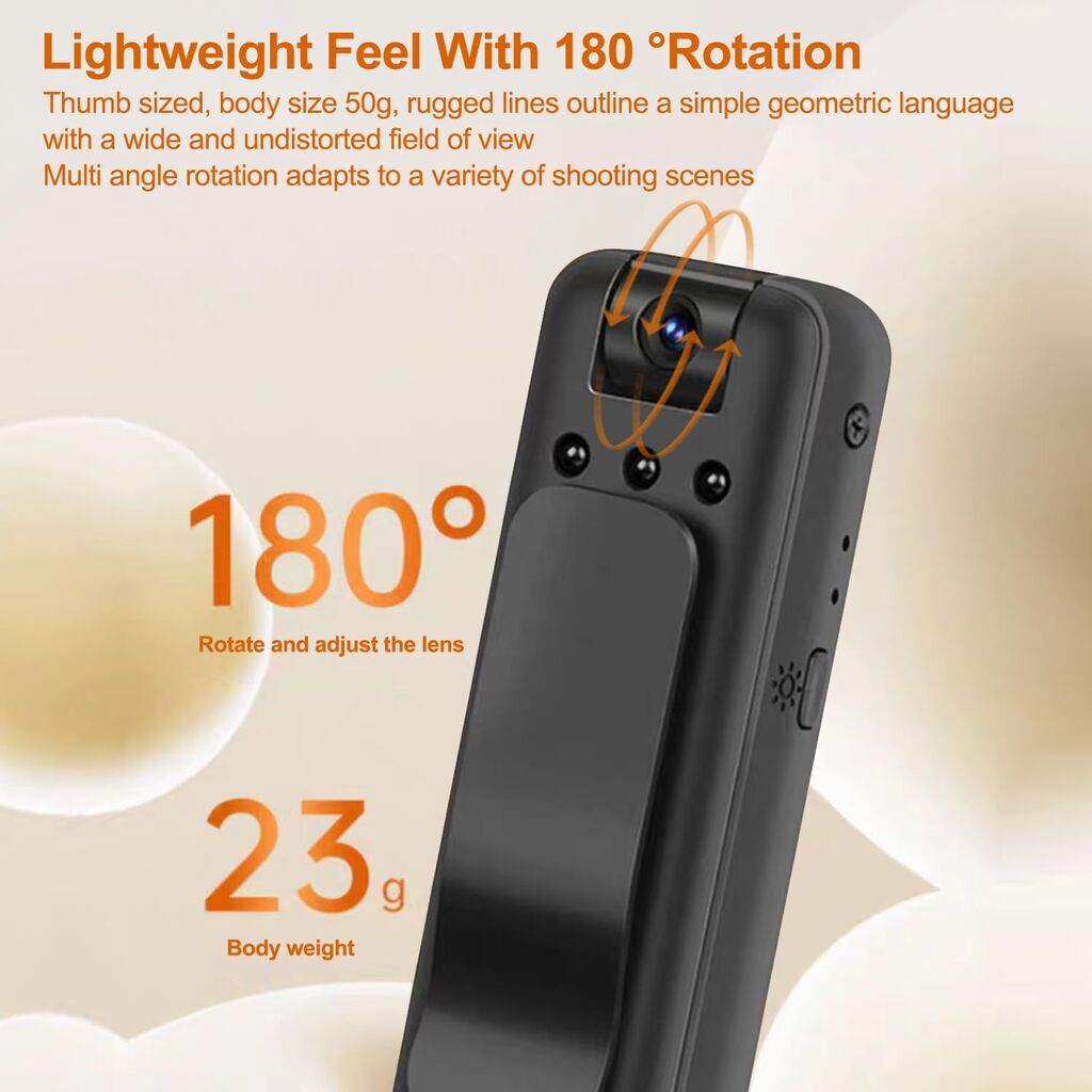 Buy China Wholesale 1080p Hd Wearable Clip-on Camera: Night Vision ...