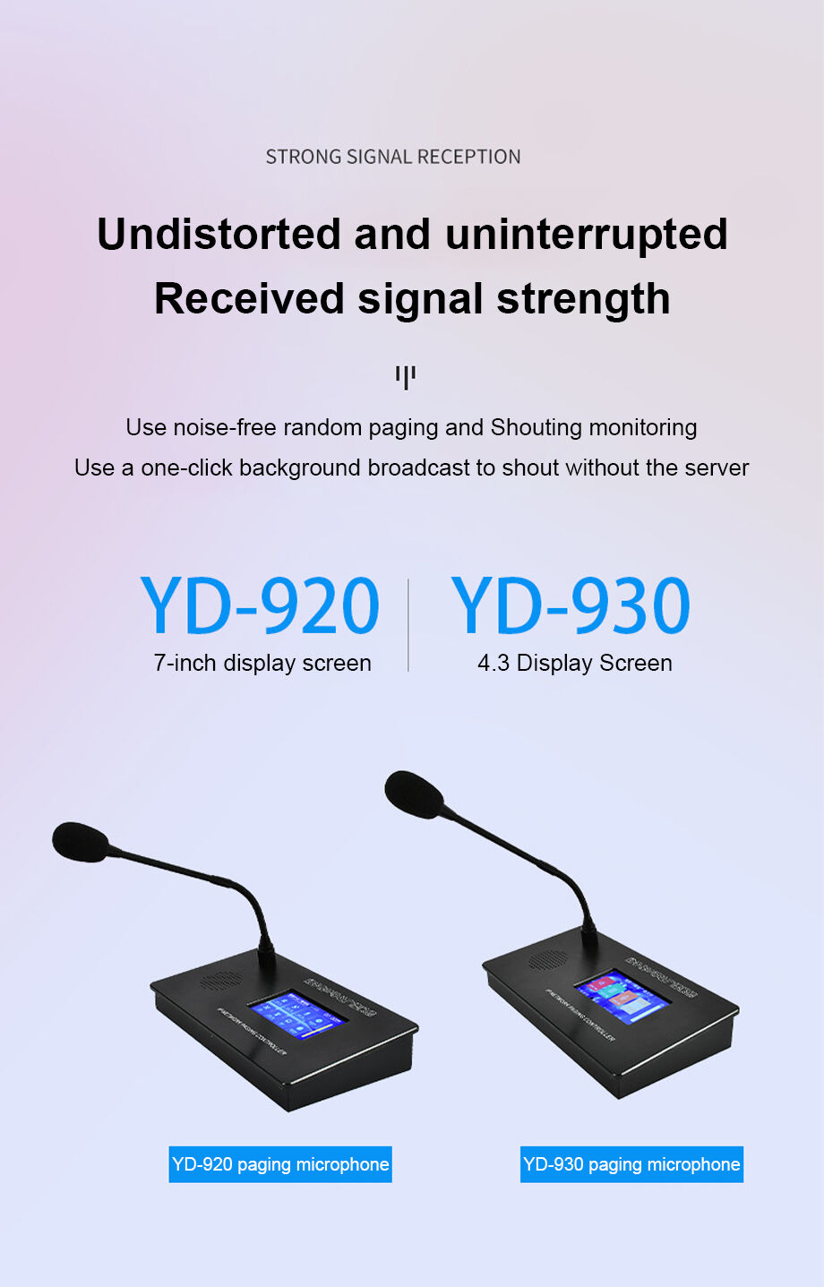 Customized Network Paging Microphone, Intelligent Two-way Intercom ...