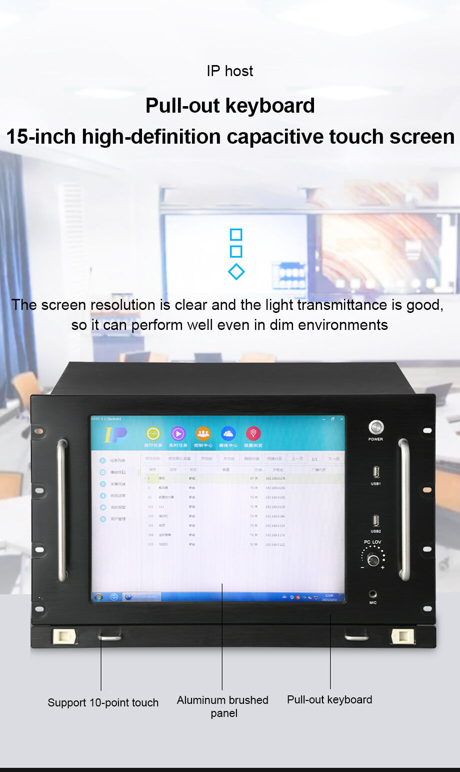 Customized Network Paging Microphone, Intelligent Two-way Intercom ...