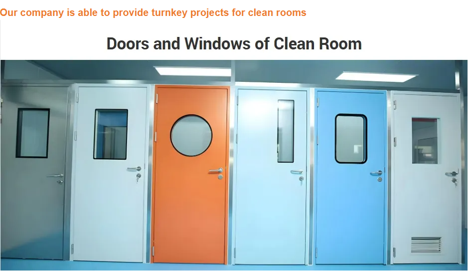 Clean Room Modular Class 100-300000 Supply Of Cleanroom Project ...