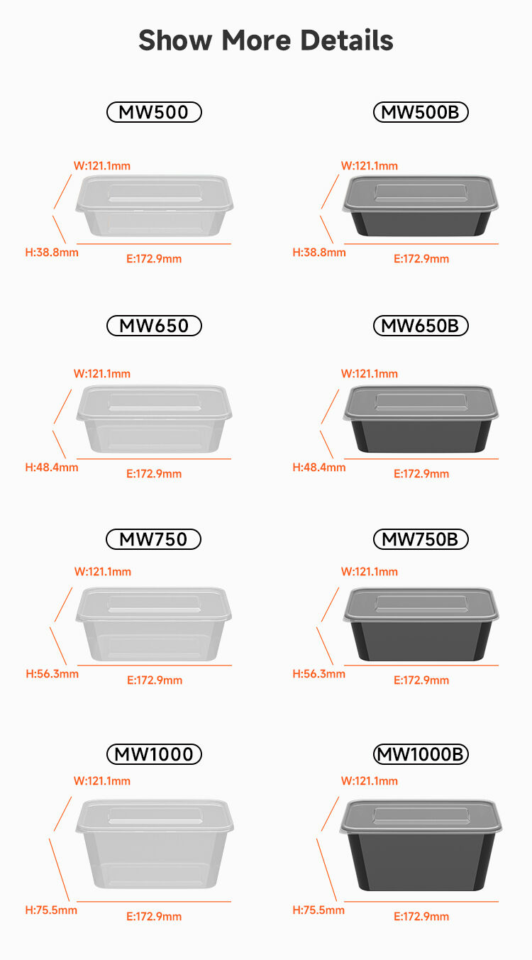 Pp Disposable Rectangular Food Storage Box Logo Custom With Moq Bpa ...