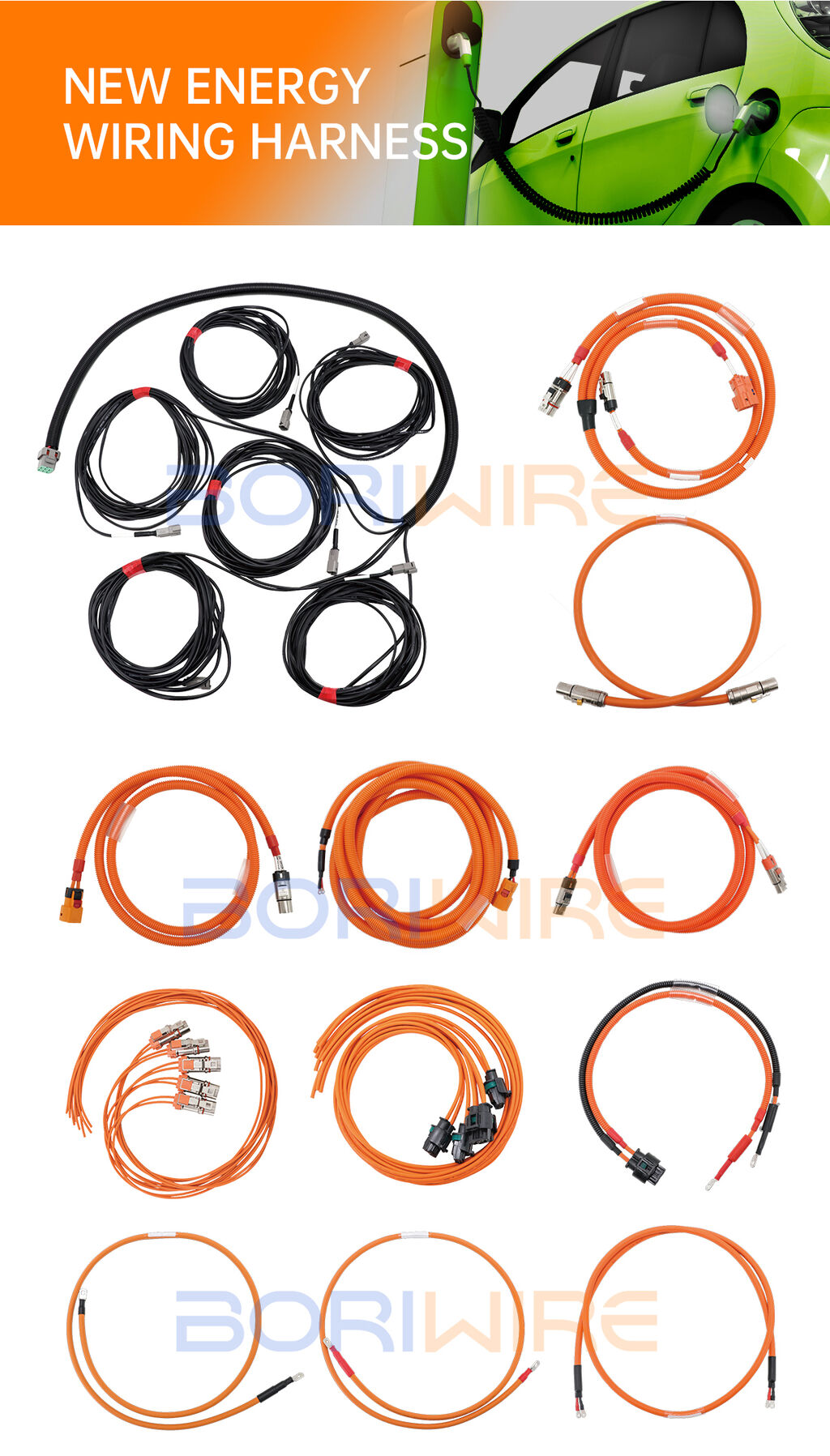 Custom 4pin Terminal Auto Wiring Harness Ring Terminal Wire Harness ...
