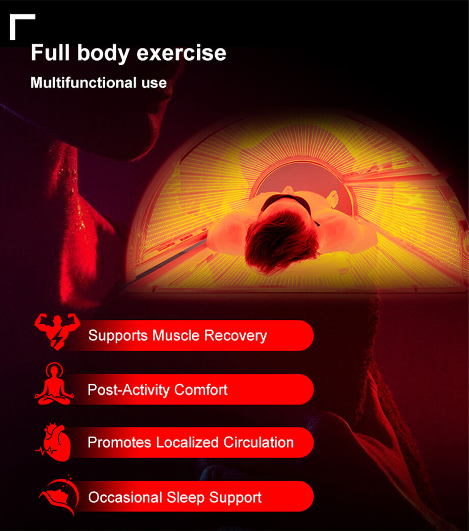 Full Spectrum Pdt Machine M6n Red Light Infrared Therapy Bed For Whole ...