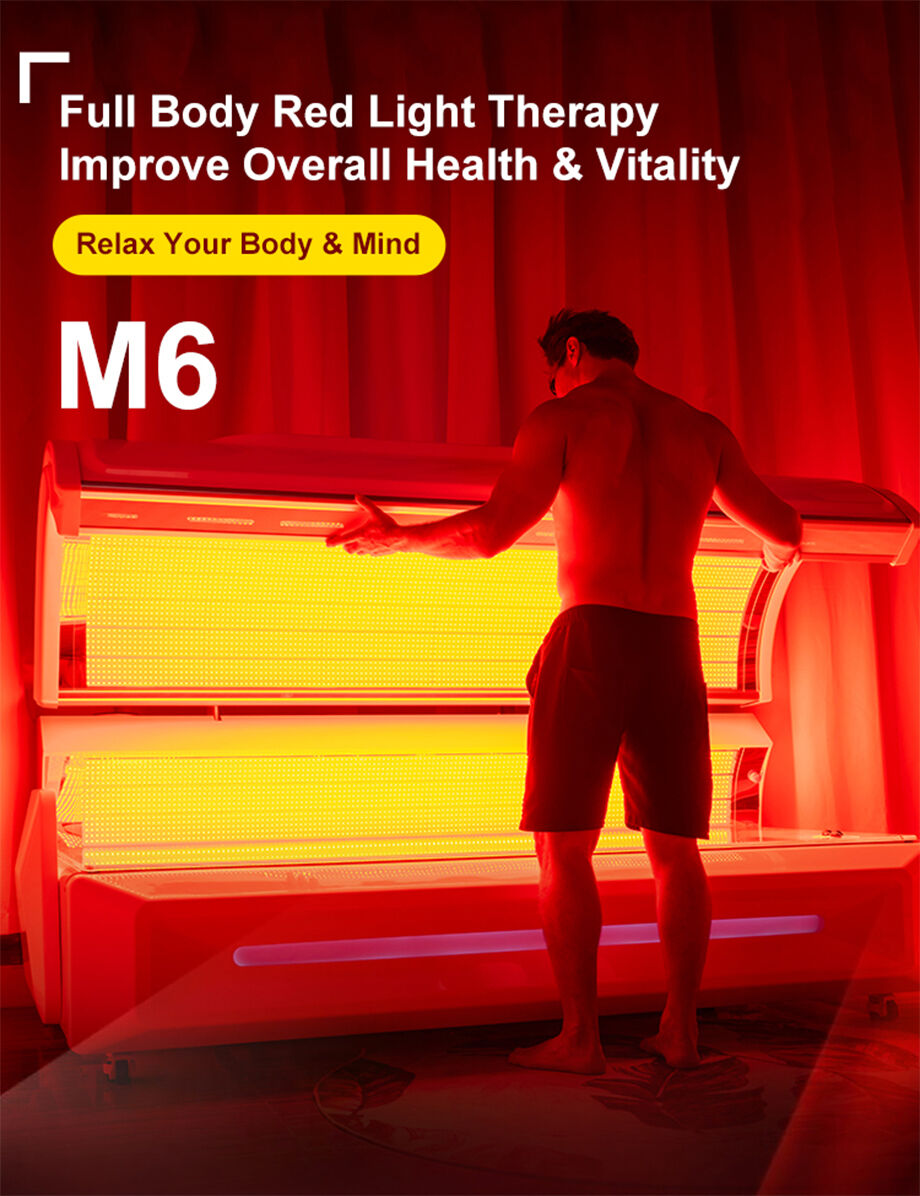 Full Spectrum Pdt Machine M6n Red Light Infrared Therapy Bed For Whole ...