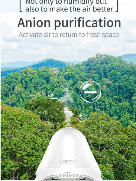 Ultrasonic Negative Ion Diffuser With 3 Timer Electronic Led Light ...