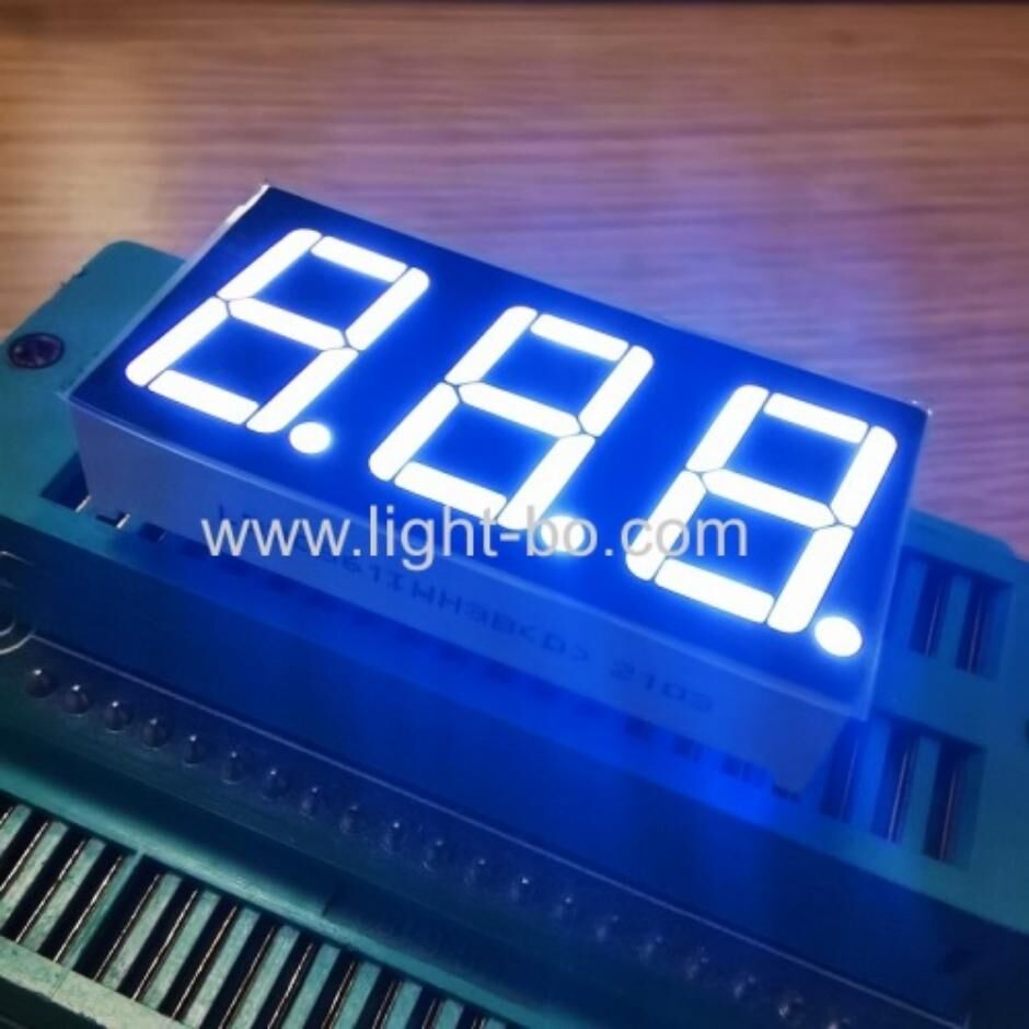 3-digit 7-segment Led Display, 0.56-inch Anode White, Ideal For Temperature/humidity Indicator ...