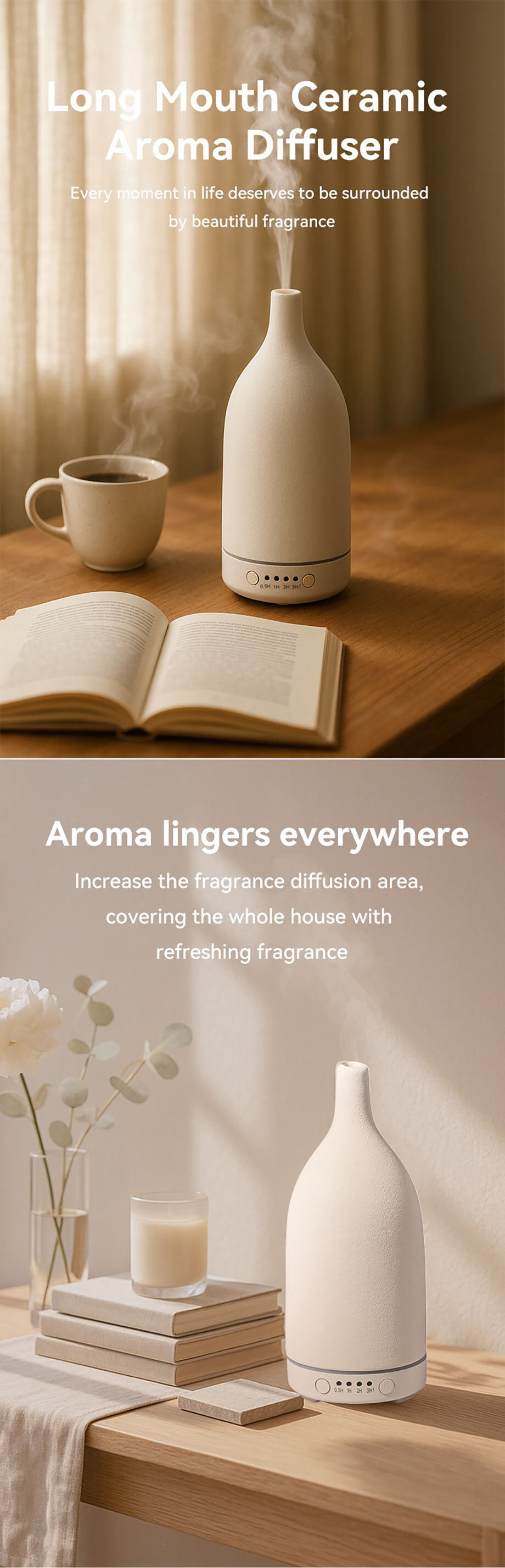 Best Seller Home Decoration 100ml Ultrasonic Essential Oil Diffuser ...