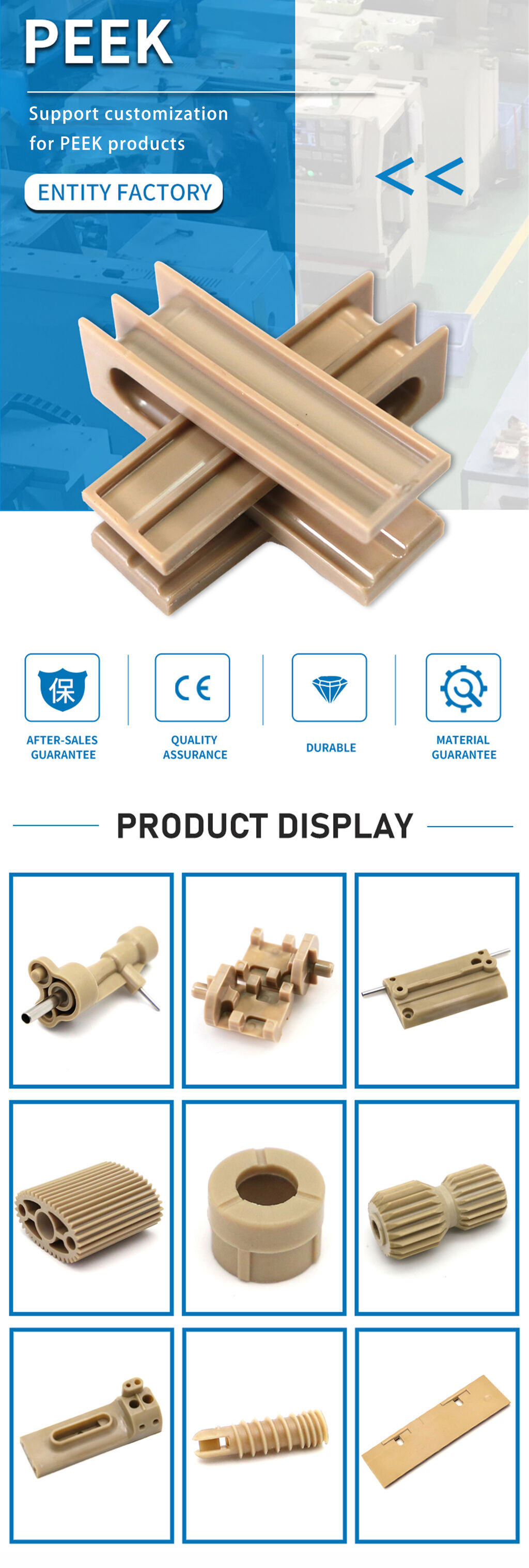 Factory Direct High Quality China Wholesale Peek Construction Machinery ...