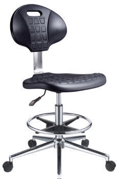 Manufacturer Laboratory Chair Swivel Pu Back And Seat Chair Stool Chair ...