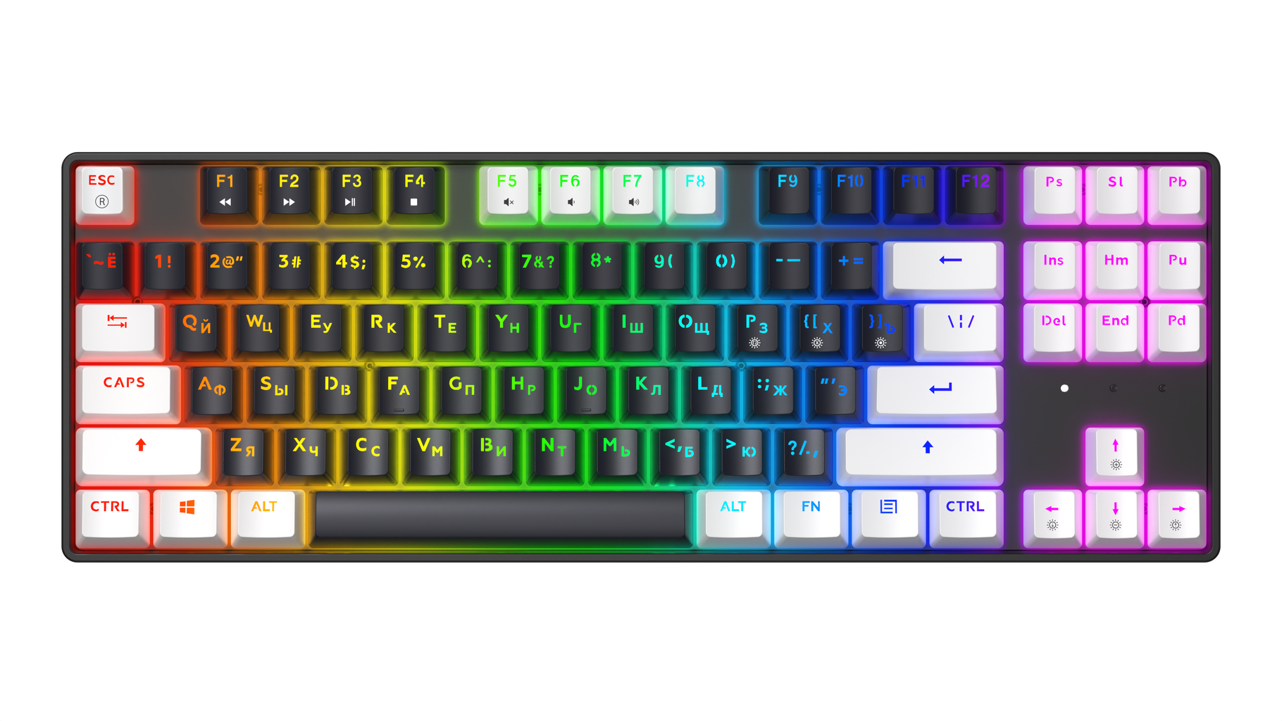 Buy China Wholesale Tkl Mechanical Keyboard, 85% 87keys Wired Keyboard ...