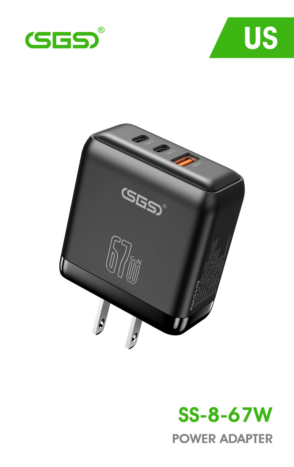 Unique Design Fast Charging Type C Charging Head For Travel, Type C ...