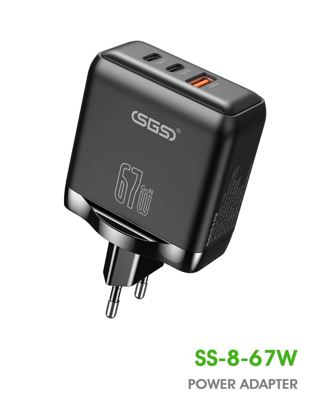 Unique Design Fast Charging Type C Charging Head For Travel, Type C ...