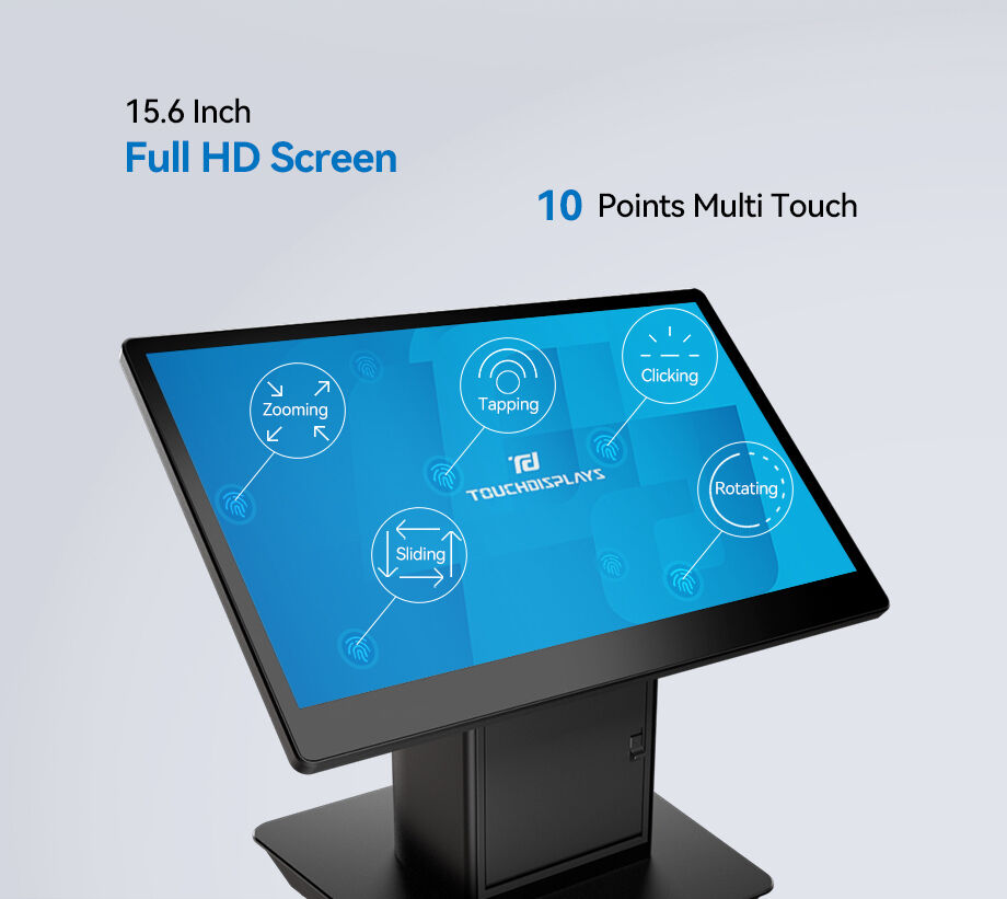 15.6inch Customizable Pos Terminal For Retail & Restaurant Waterproof ...