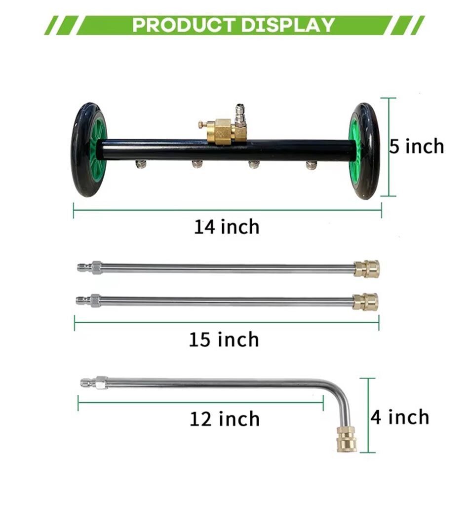 4000psi High Pressure Car Under Body Chassis Washer Undercarriage ...