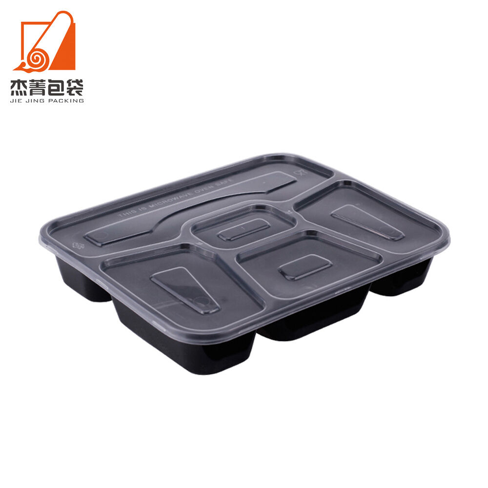 Disposable Five-compartment Fast Food Microwaveable High Volume ...