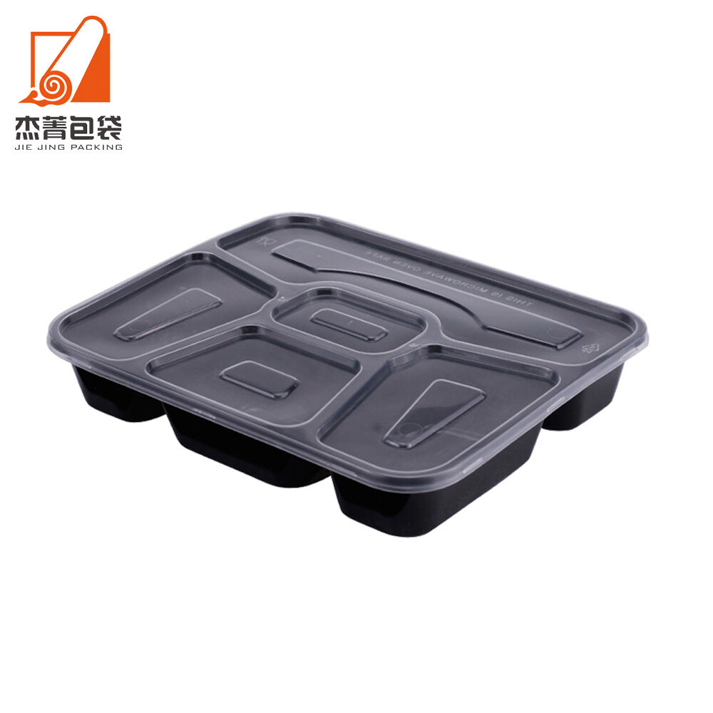 Disposable Five-compartment Fast Food Microwaveable High Volume ...