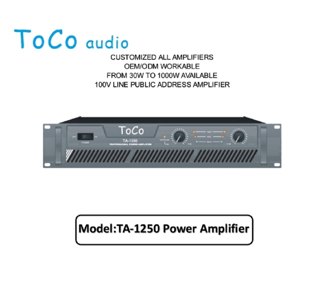 Customization 2u Professional Power Amplifier For Stage, Meeting Rooms ...